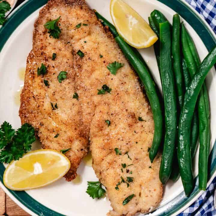 Pan-Fried Yellowtail Snapper