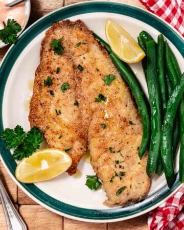Pan-Fried Yellowtail Snapper