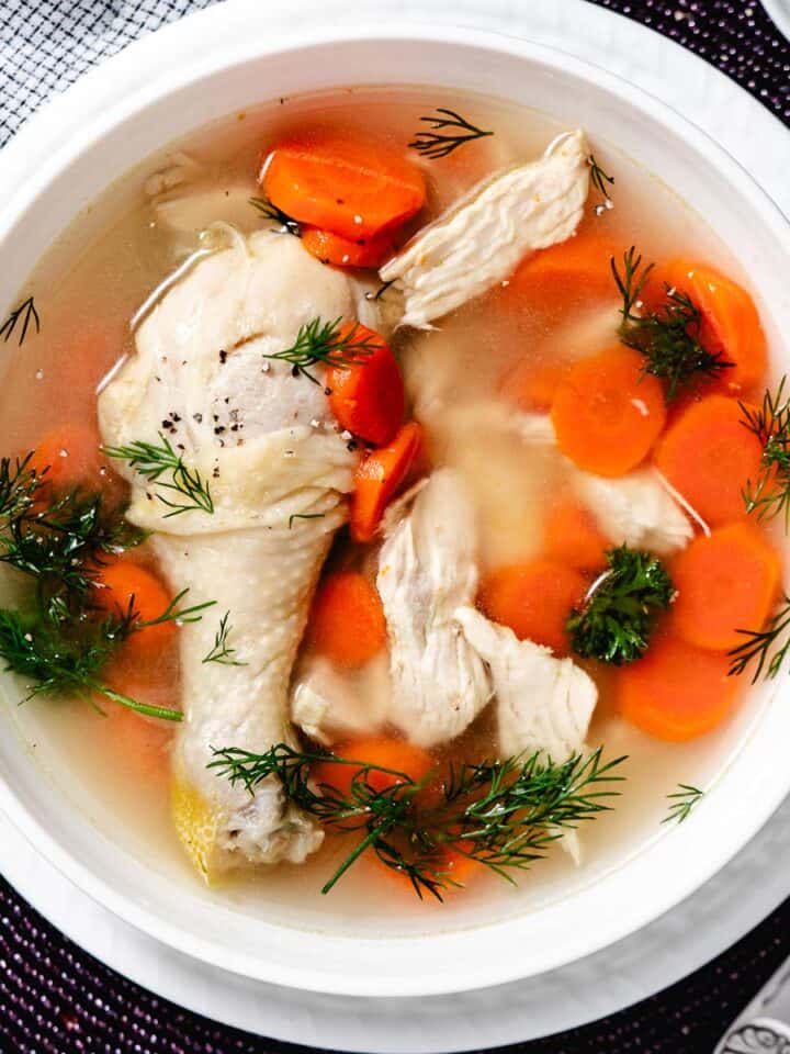 Chicken Feet Soup (Stock Pot & Slow Cooker Recipe)
