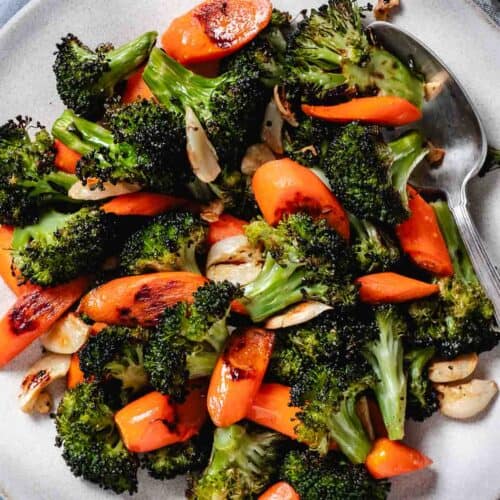 Roasted Broccoli and Carrots – Oven-Baked Veggie Side Dish