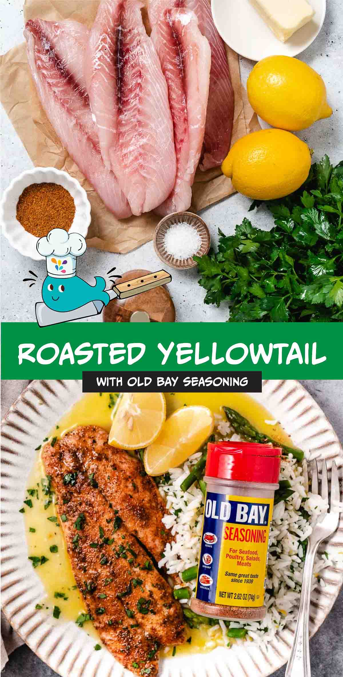 Roasted Yellowtail Snapper with Old Bay | Cooking in The Keys