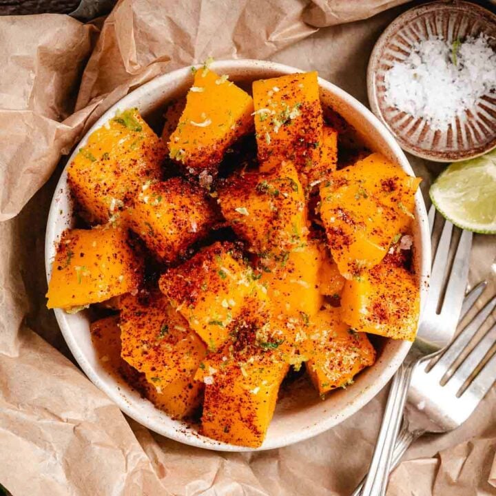 Mango with Chili Lime Salt — Easy Sweet Snack or Side Dish