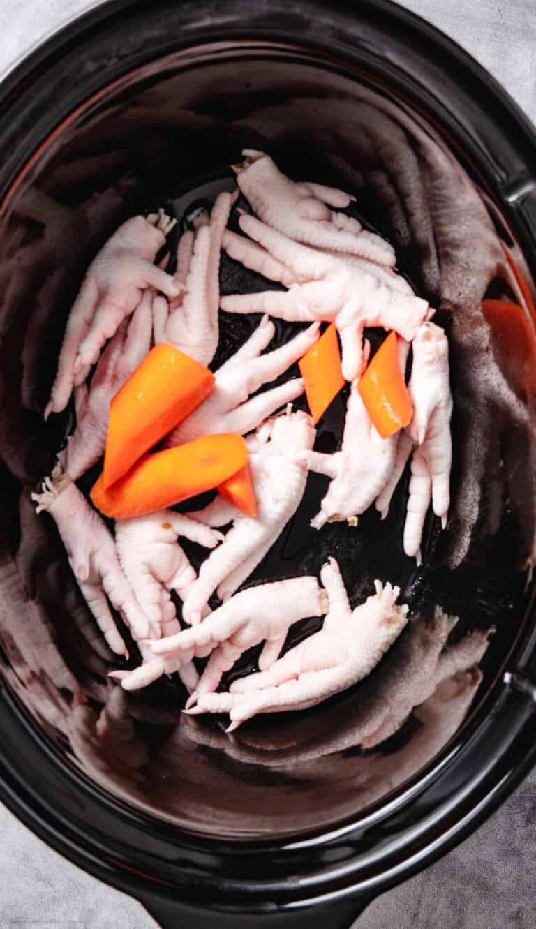 Chicken Feet Soup (Stock Pot & Slow Cooker Recipe)