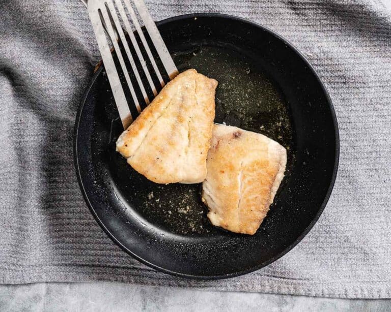 Seared Tripletail with Garlic Butter Sauce — Islamorada, FL