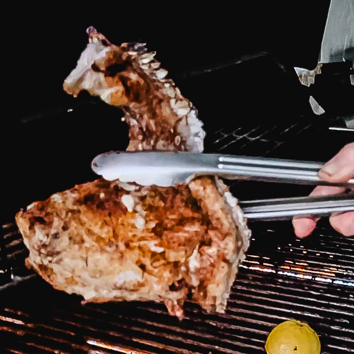 Grilled Grouper Fish Collar Recipe from Key West, Florida