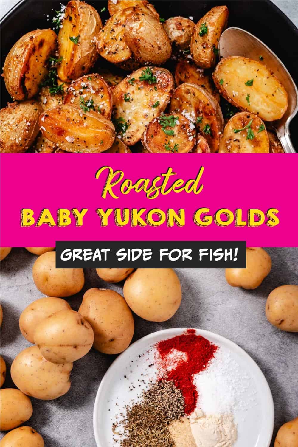 Crispy Oven Roasted Baby Gold Potatoes