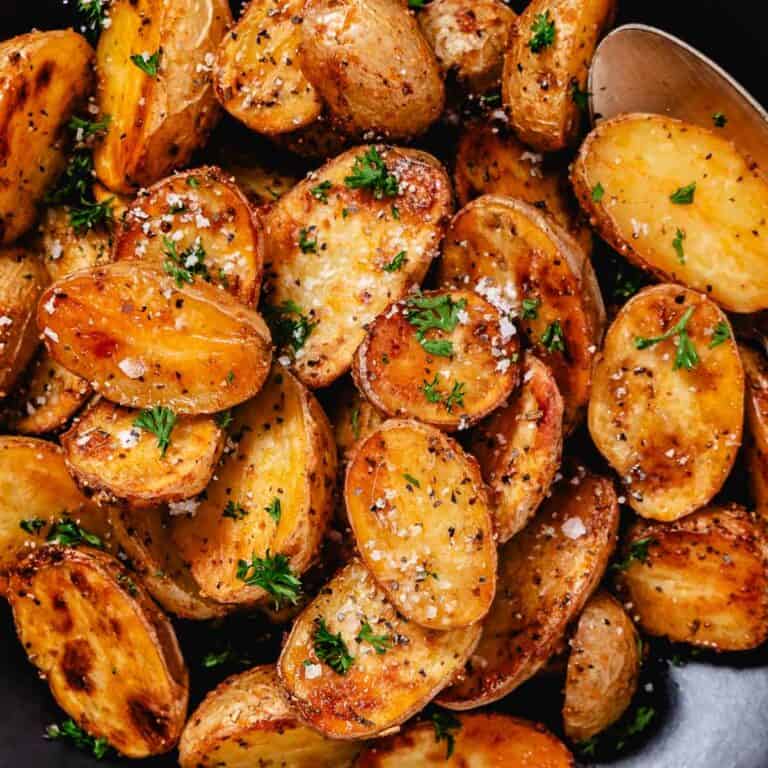 Crispy Oven Roasted Baby Gold Potatoes