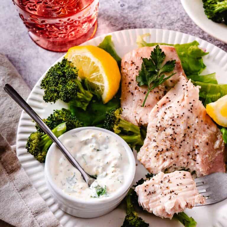 Sheet Pan Fish and Vegetables (Low Carb, High-Protein Meal)