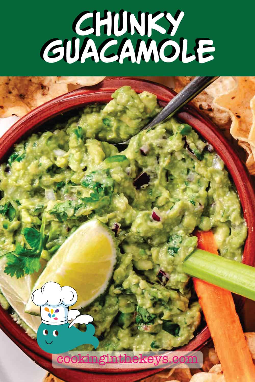 Homemade Chunky Guacamole (Perfect for Dips and Toppings)