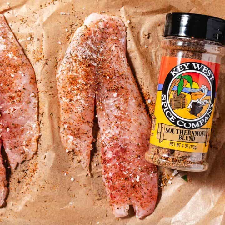 Pan Seared White Fish with Lemon Butter Sauce