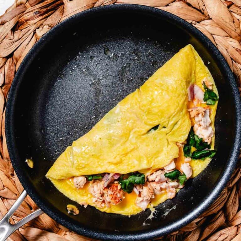 Fish Omelette Recipe — High Protein Breakfast Idea