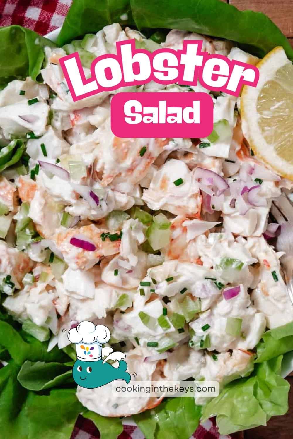 Creamy Lobster Salad – Perfect for Rolls, Lettuce Cups, or Greens