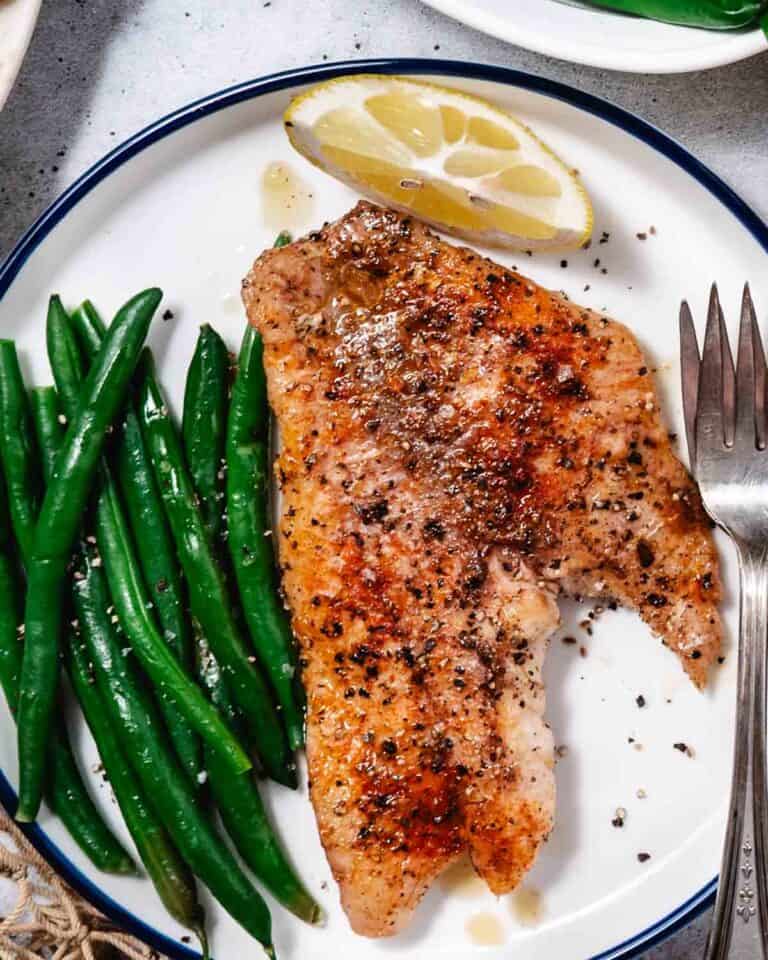 Pan Seared Snapper Fillets (Quick & Easy Fish Dinner)