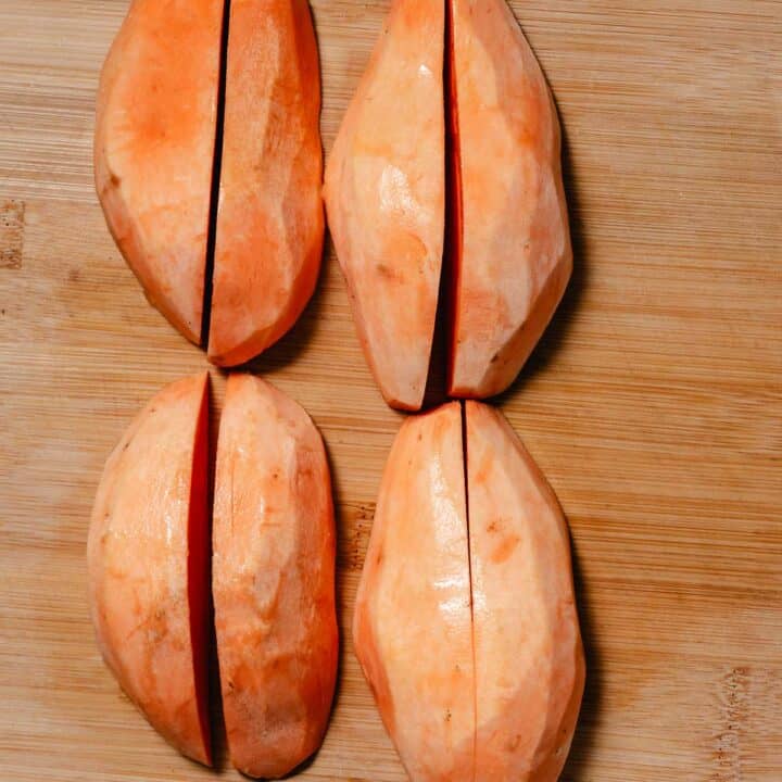 Steamed Sweet Potato Chunks (Easy 10-Minute Side)