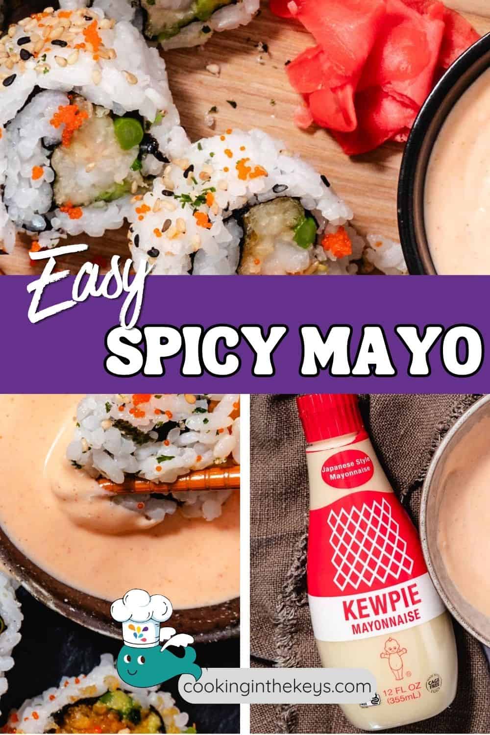 Japanese Spicy Mayo Recipe (Easy Sushi Sauce in 2 Minutes)