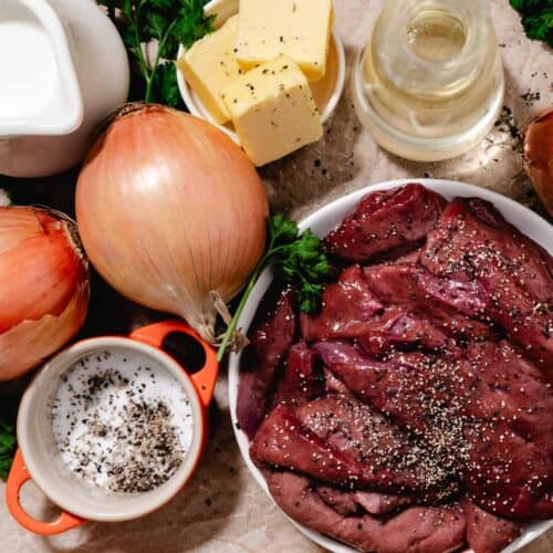 Baked Beef Liver and Onions